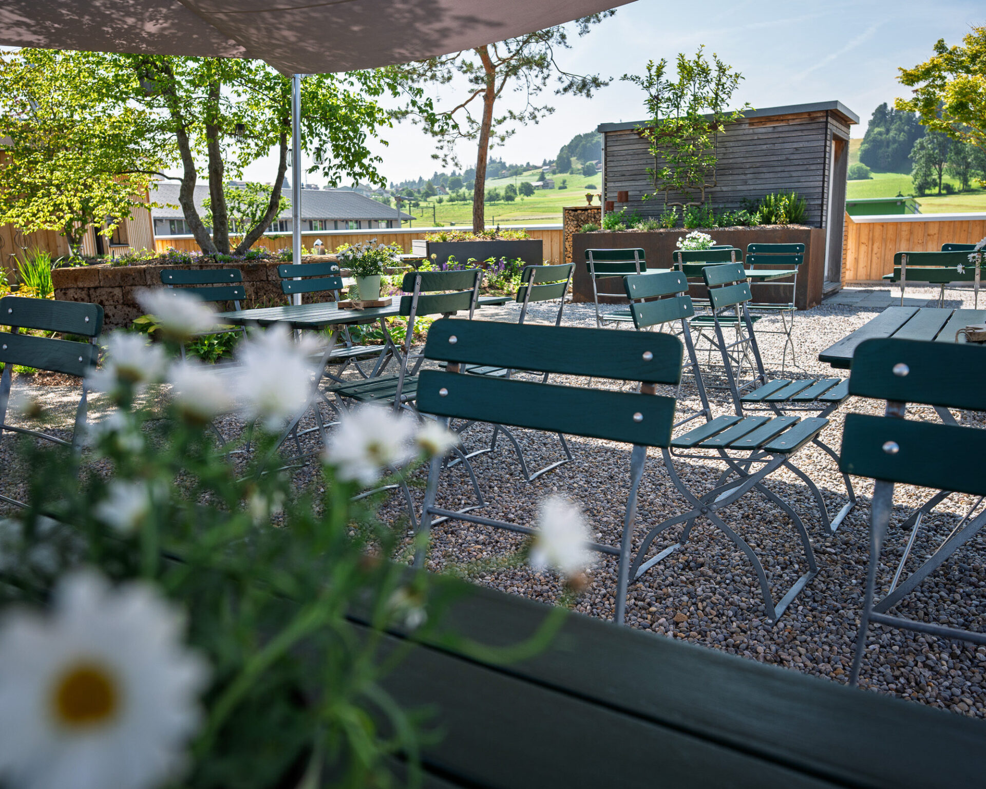 Dachgarten – Ihre Eventlocation über den Dächern im Toggenburg